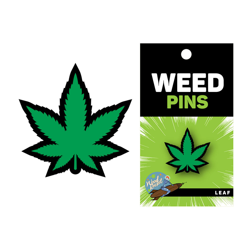 Weed Pin Green Marijuana Leaf - BuddyBrands