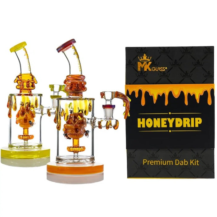 MK Glass Honeydrip Bee Rig - BuddyBrands