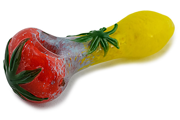 Rasta Leaf Glass Pipe - BuddyBrands
