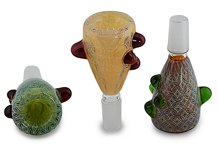 Deep Pattern Glass Bowl - BuddyBrands